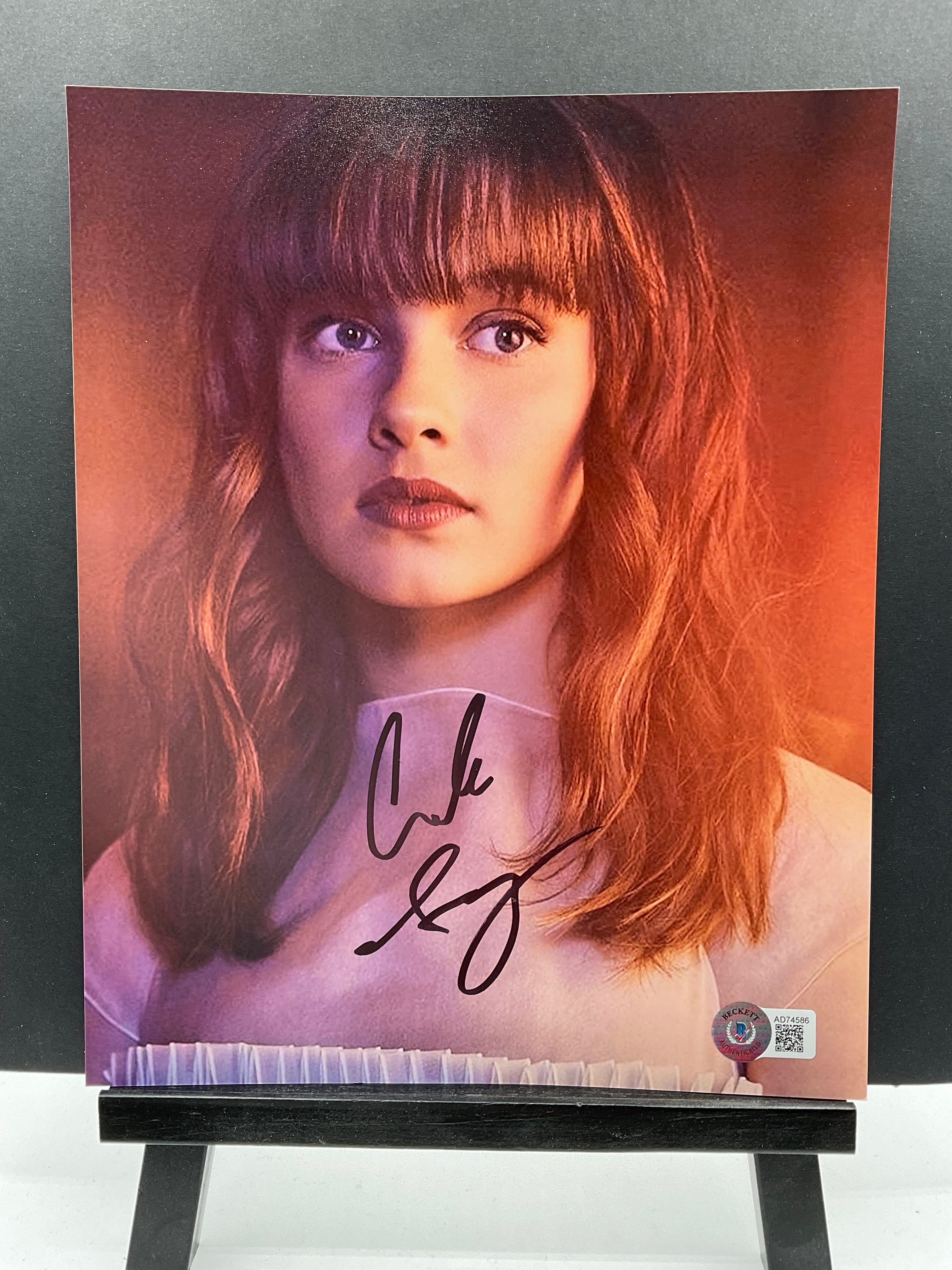 Cailee Spaeny Alien Romulus signed photo 8x10 Beckett – mrmemento